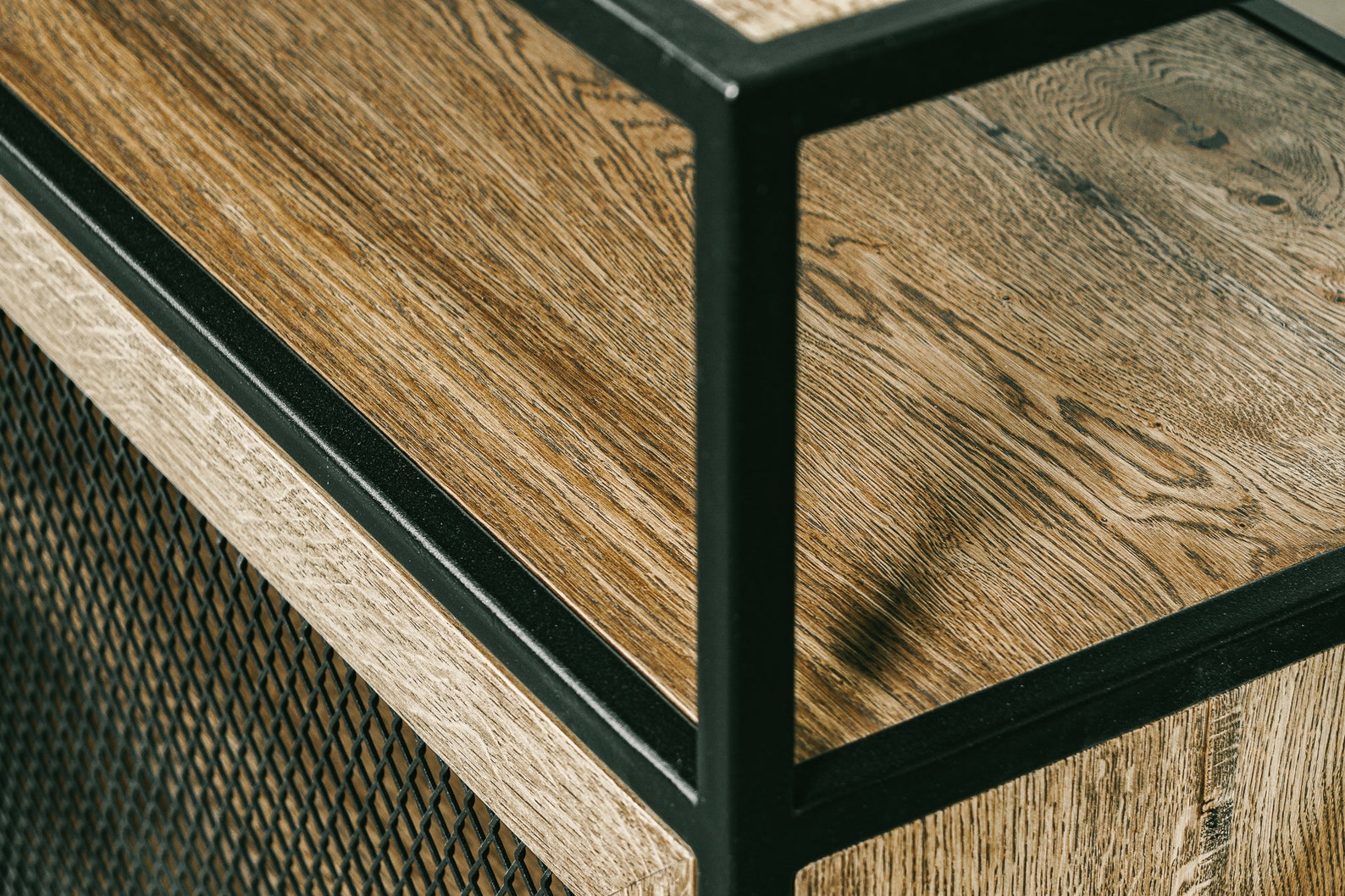 Industrial Commode / Modern Commode / Rustic Commode / Oak Commode ...