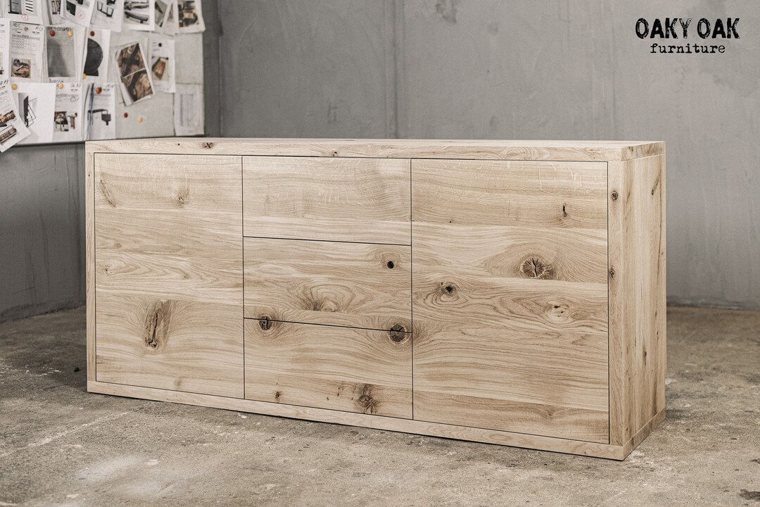 Industrial Commode / Modern Commode / Rustic Commode / Oak Commode ...