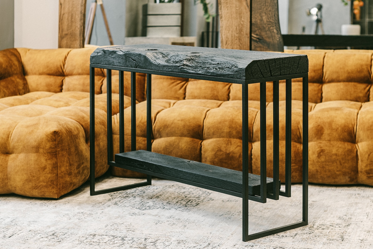 Console Table / Side Table / Industrial Furniture / Rustic - Etsy