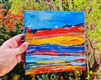 Jeep Sunset Painting - Etsy
