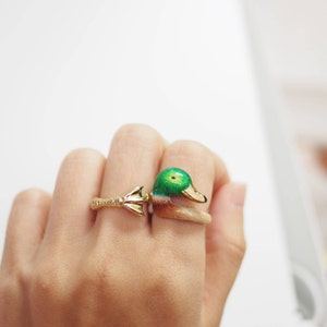 3-piece Duck Rings - Animal Jewelry -three Pieces Ring Collection ...