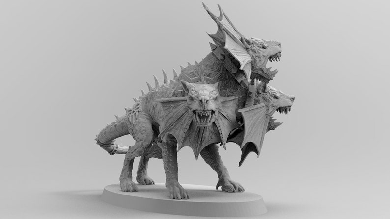 Blood Cerberus Emang 3D Resin Print - Etsy