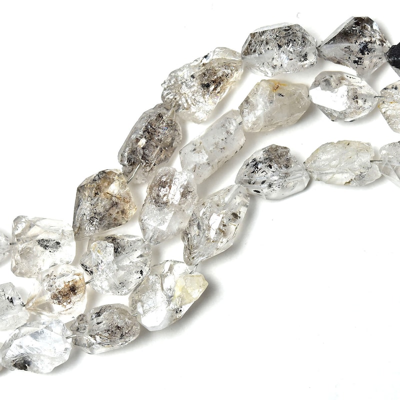 Herkimer Diamond Beads - Etsy