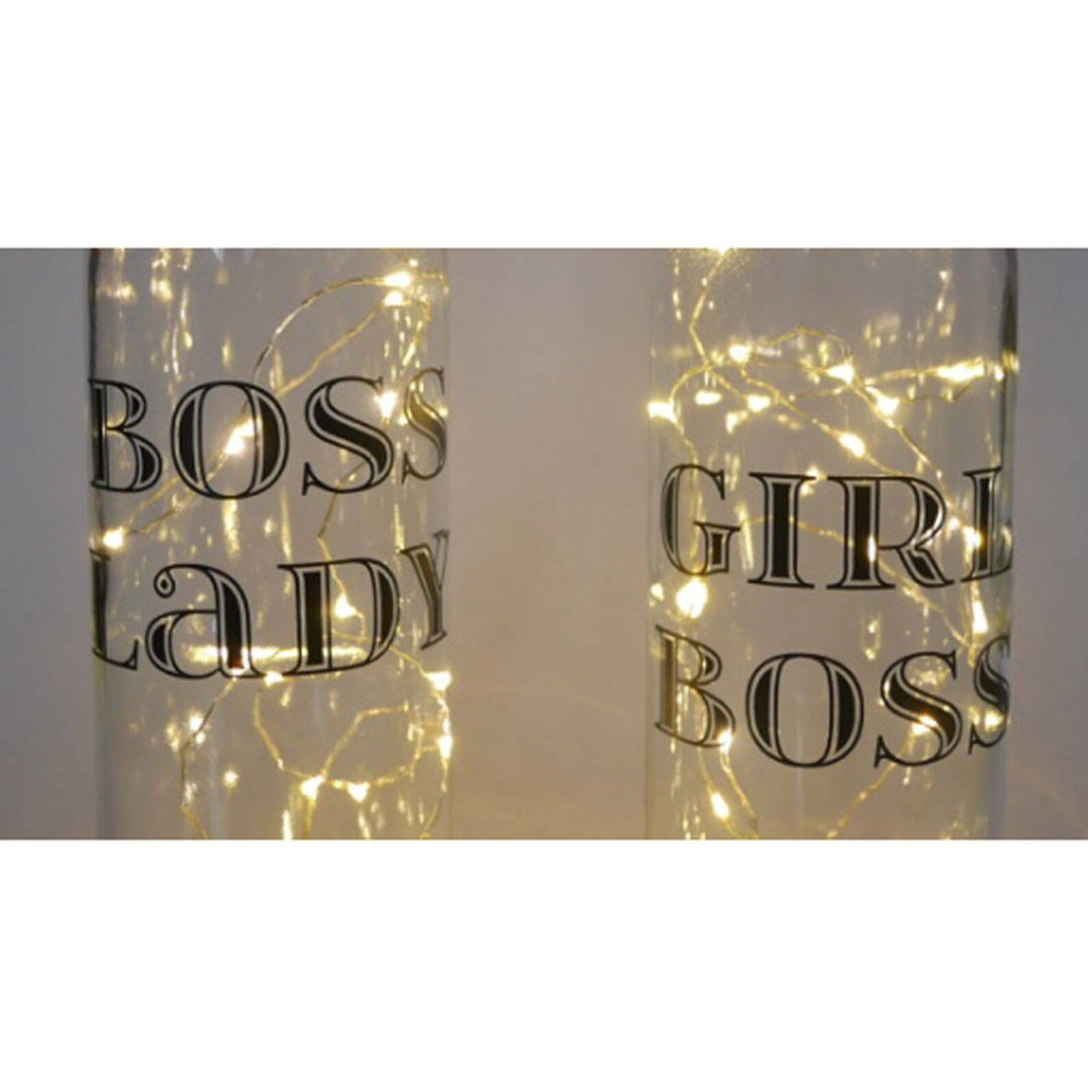 Boss Lady Girl Boss Lighted Wine Bottles Fairy Light Bottle | Etsy