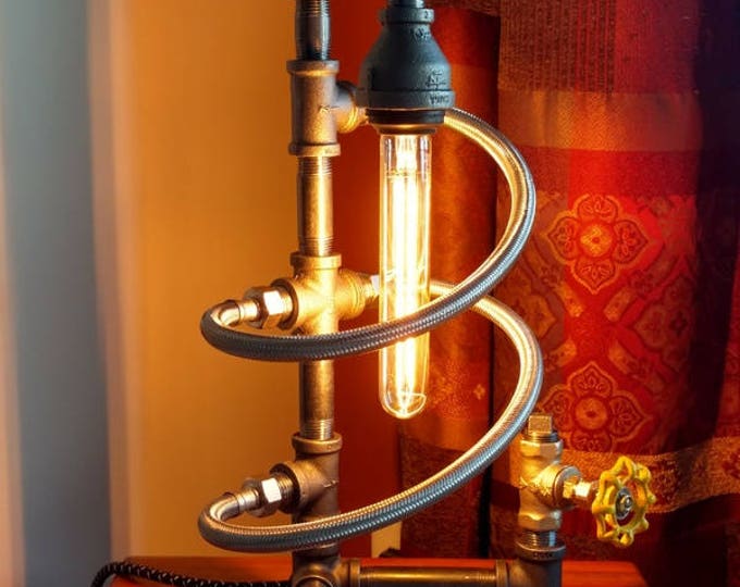 Industrial Pipe Lamp Pipe Lamp Edison Lamp Desk Lamp Table - Etsy
