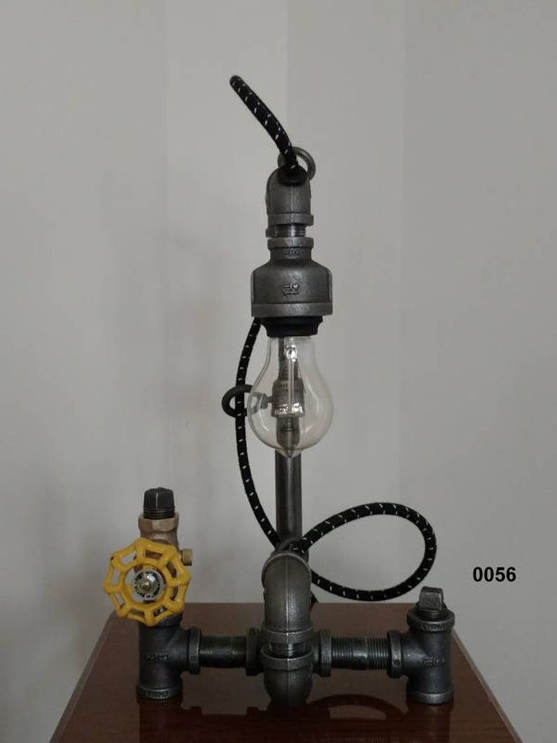 Industrial Pipe Lamp Pipe Lamp Edison Lamp Desk Lamp Table - Etsy