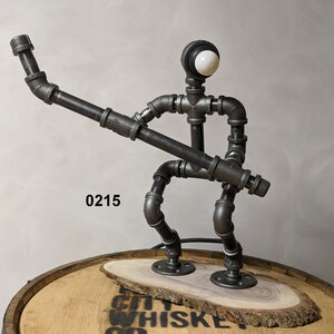 Industrial Pipe Lamp; Pipe Lamp; Pipeman; Robot Lamp; Desk Lamp; Table ...
