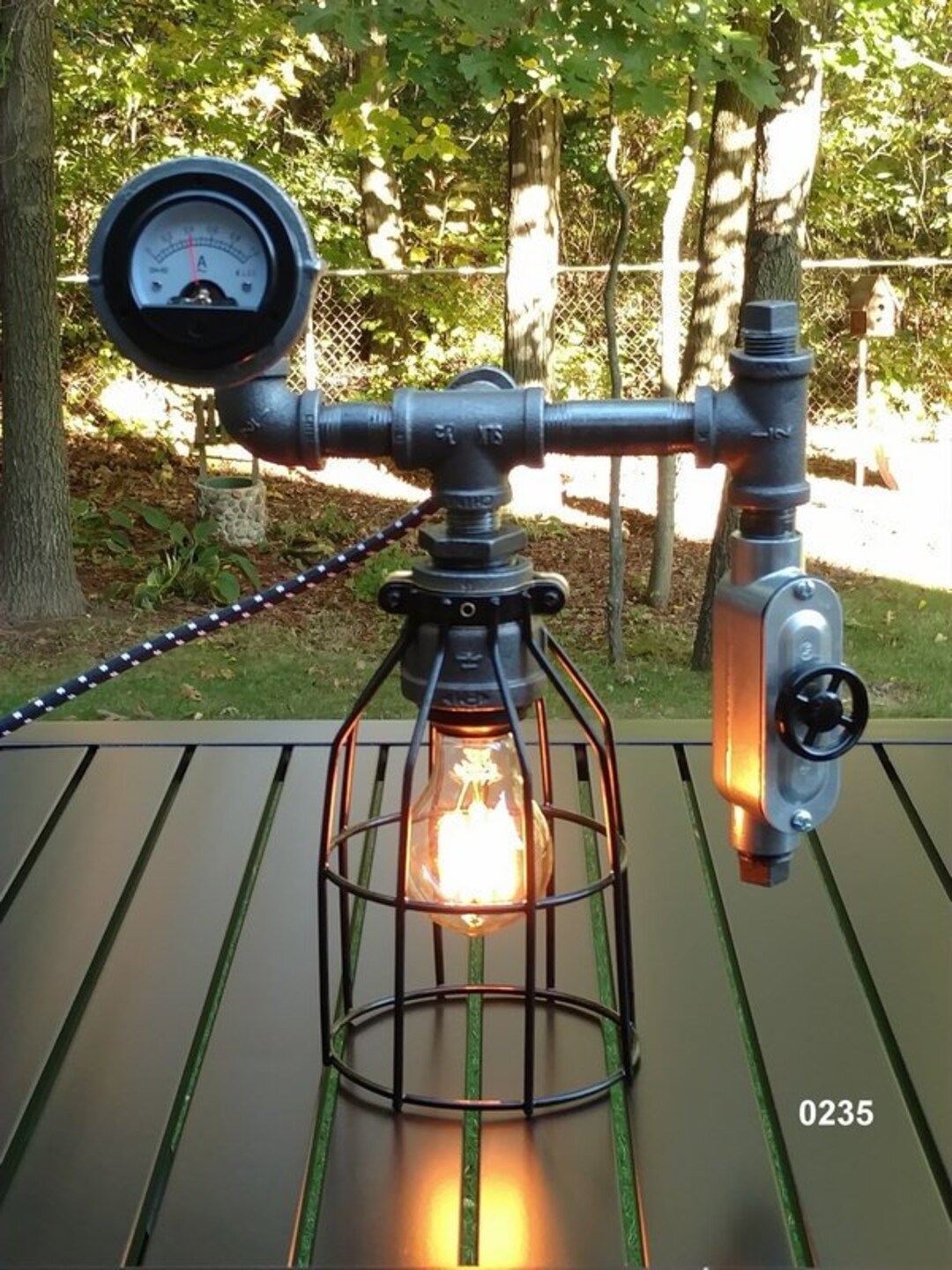 Industrial Pipe Lamp; Gauge Lamp; Cage Lamp; Edison Lamp, Desk Lamp ...