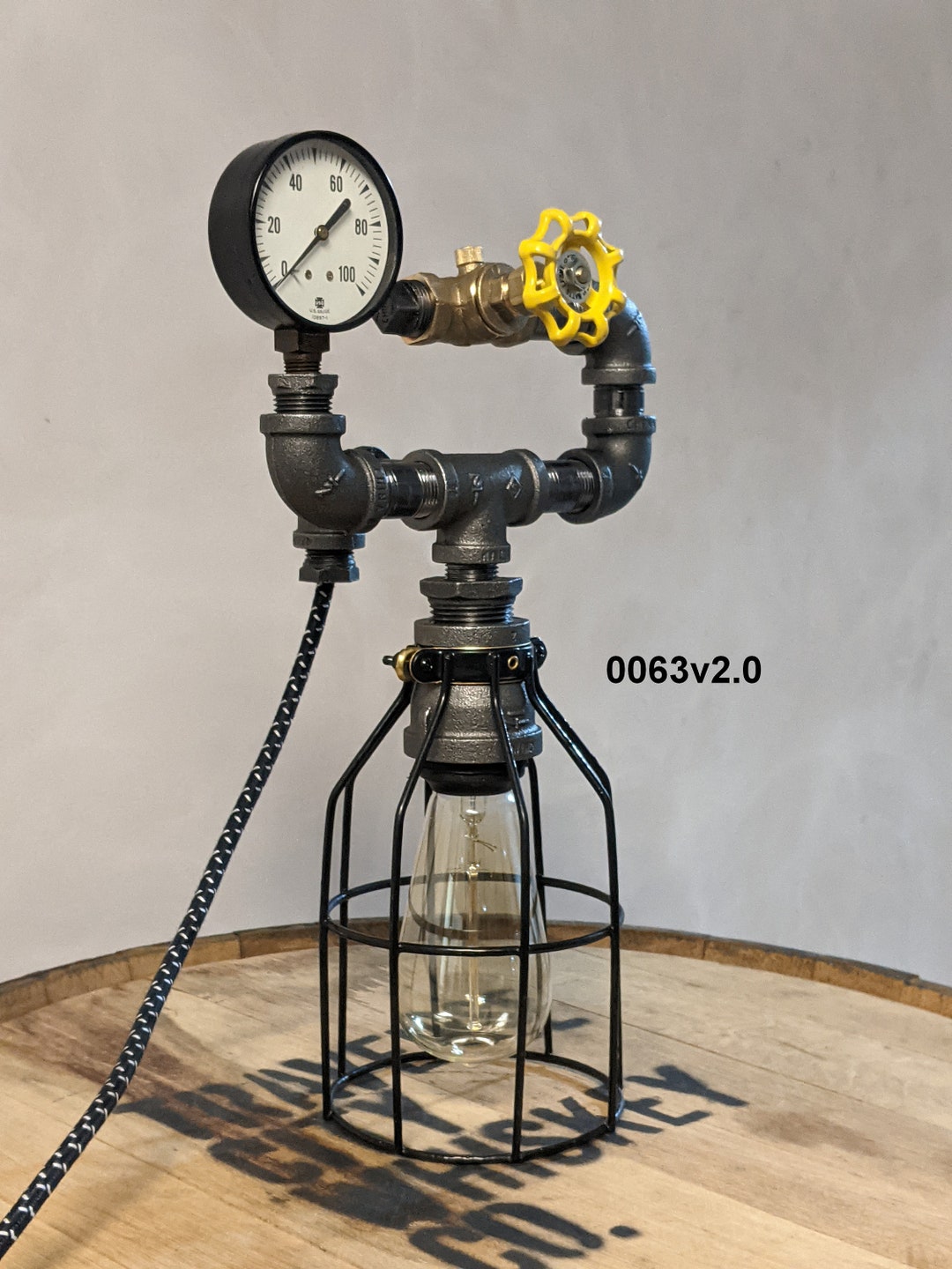 Industrial Pipe Lamp; Gauge Lamp; Cage Lamp; Edison Lamp, Desk Lamp ...