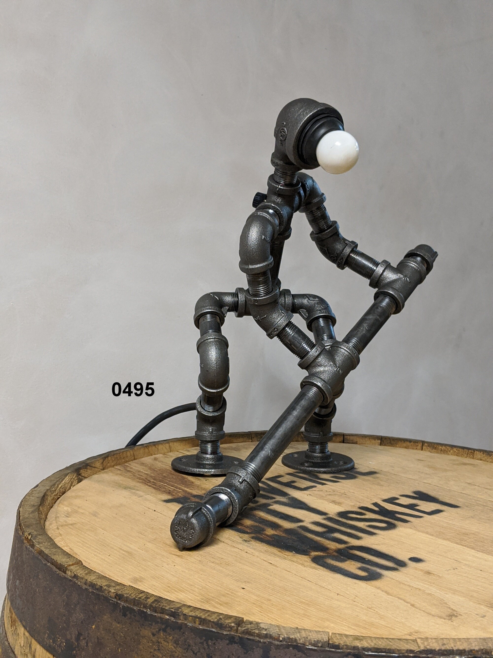 Industrial Pipe Lamp; Pipe Lamp; Pipeman; Robot Lamp; Desk Lamp; Table ...