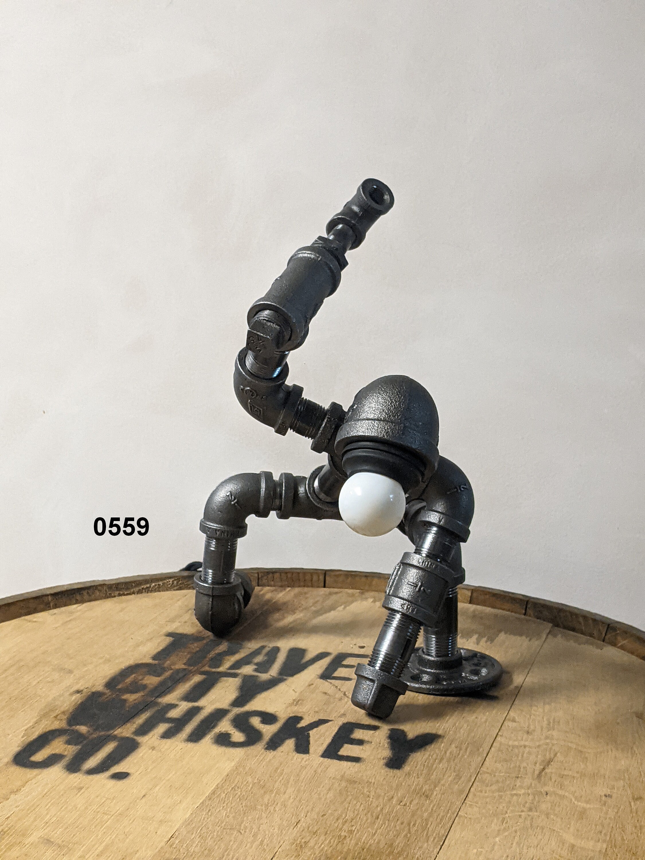 PipeMan Hammer Industrial Pipe Lamp Lighting Accent | Etsy