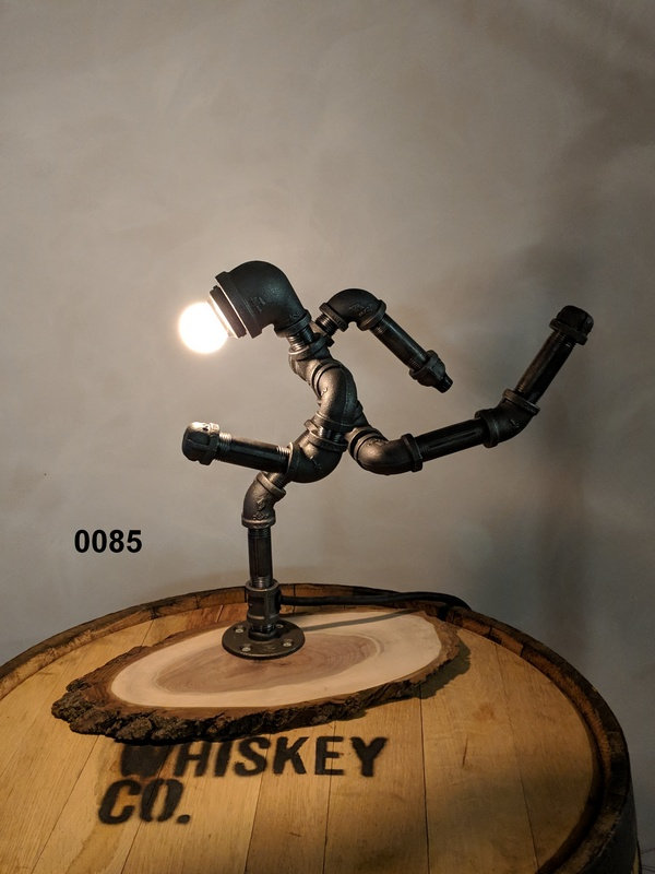 Industrial Pipe Lamp; Pipe Lamp; Pipeman; Robot Lamp; Desk Lamp; Table ...