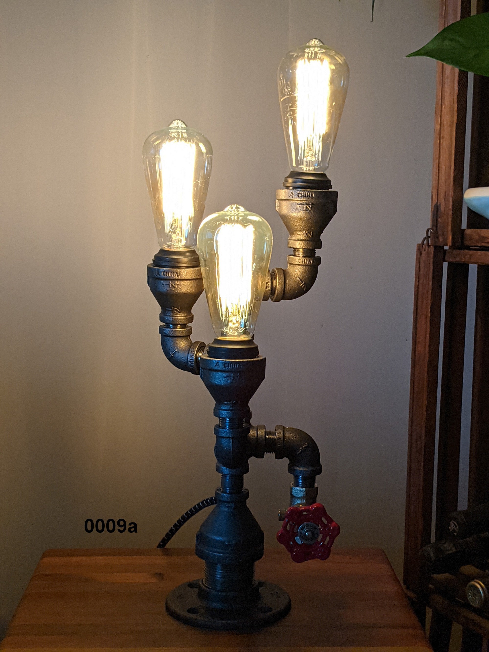 Industrial; Pipe Lamp; Lamp; Edison; Desk; Table; Accent; Home Decor ...