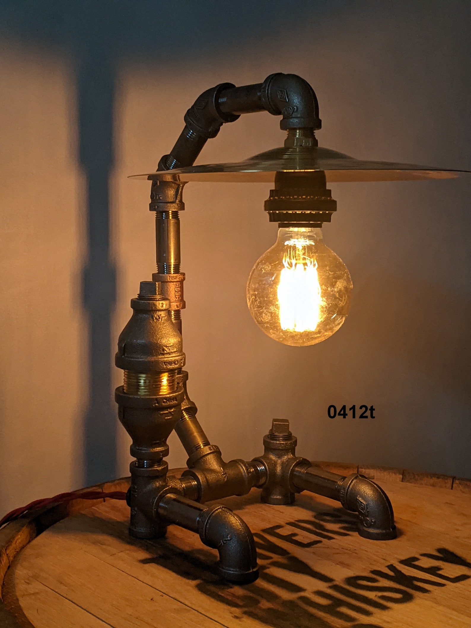 Cymbal Pipe Industrial Drum Band Desk Lamp Lighting | Etsy