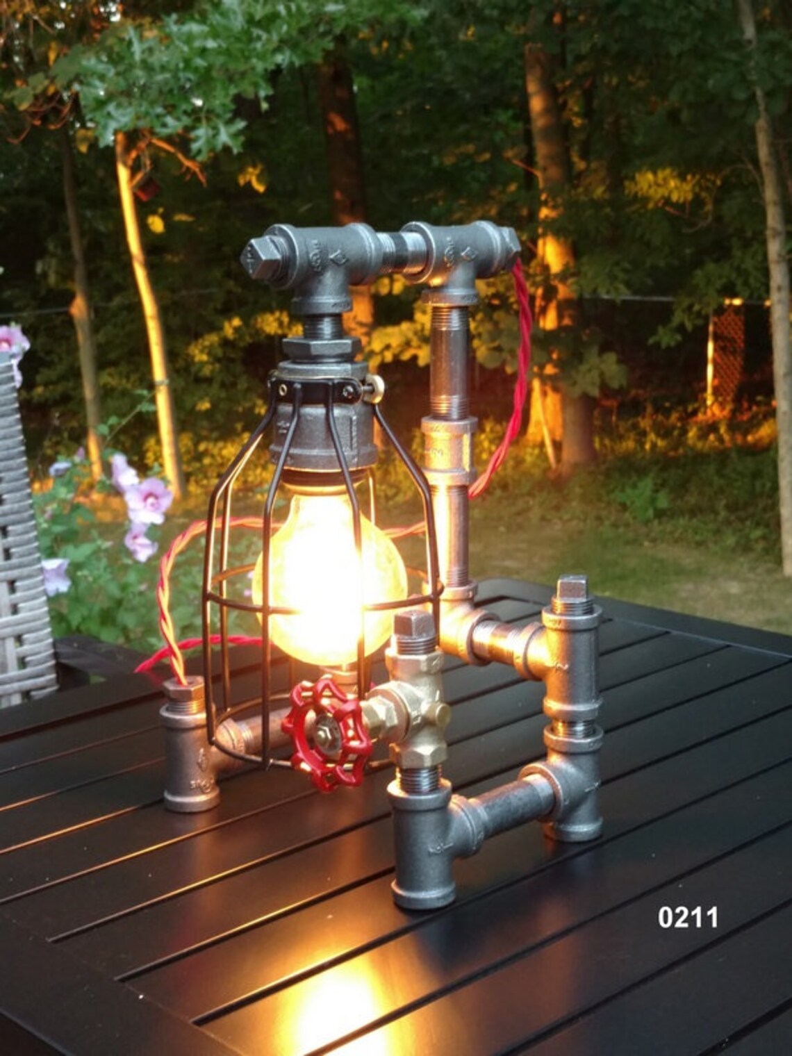 Industrial Pipe Lamp; Desk Lamp; Table Lamp; Accent Lamp; Edison Lamp ...