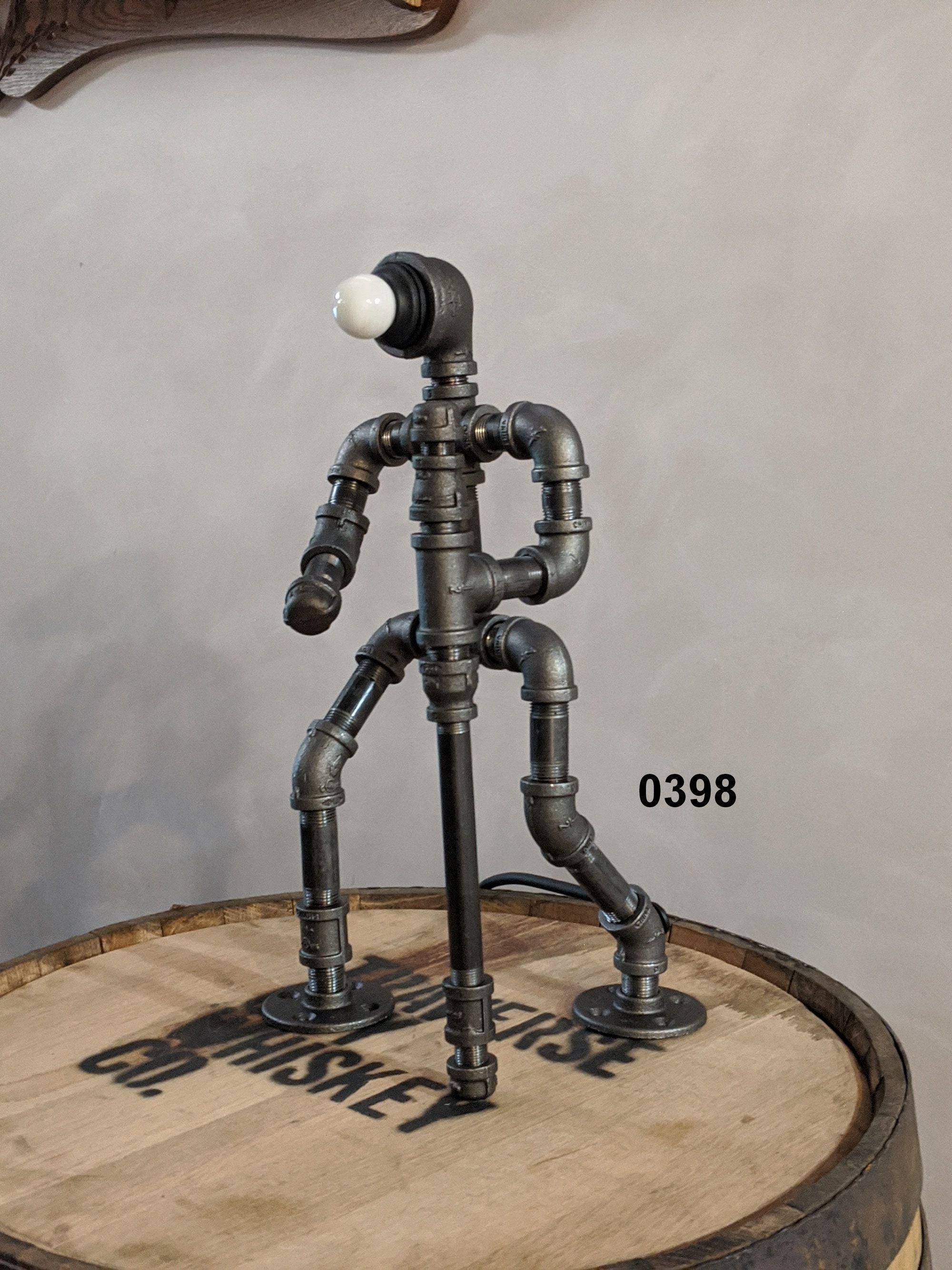 Industrial Pipe Lamp; Pipe Lamp; Pipeman; Robot Lamp; Desk Lamp; Table ...