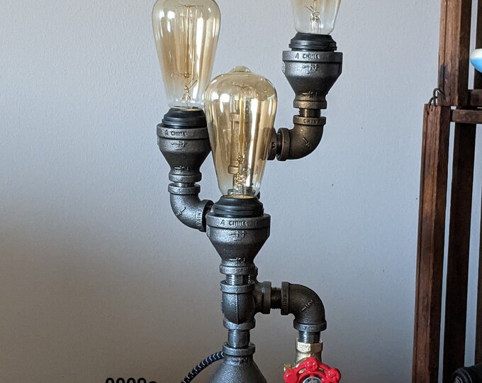 Industrial Pipe Lamp; Pipe Lamp; Edison Lamp, Desk Lamp, Table Lamp ...