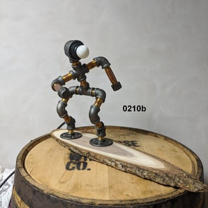 Industrial Pipe Lamp; Pipe Lamp; Pipeman; Robot Lamp; Desk Lamp; Table ...