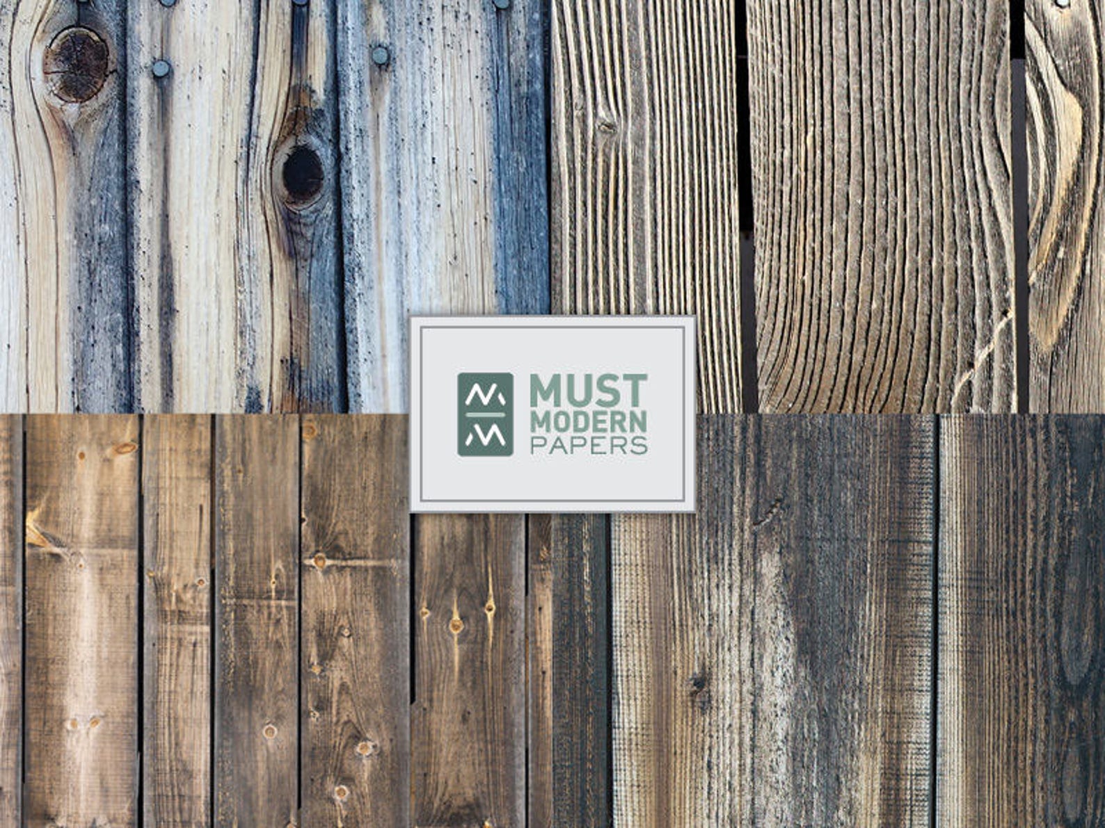 Rustic Wood Digital Paper, Barn Wood Print, Printable Wood Digital ...