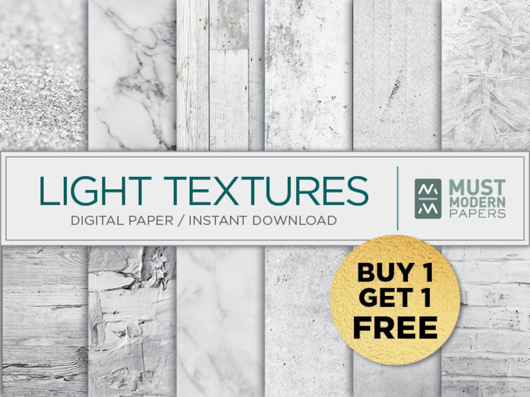 White Textures Digital Paper, White Wood Print, Printable White Digital ...