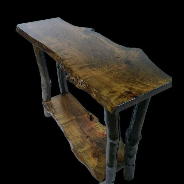 Live Edge Sofa Table - Etsy