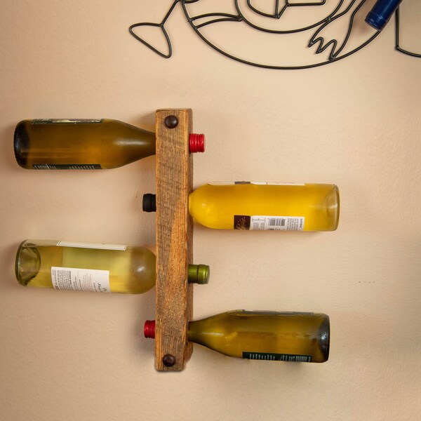 Rustic Wine Rack - Etsy