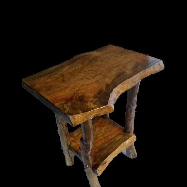 Rustic End Table - Etsy