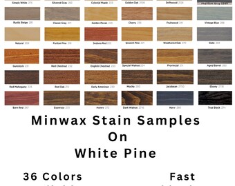 Pine Color Samples - Etsy