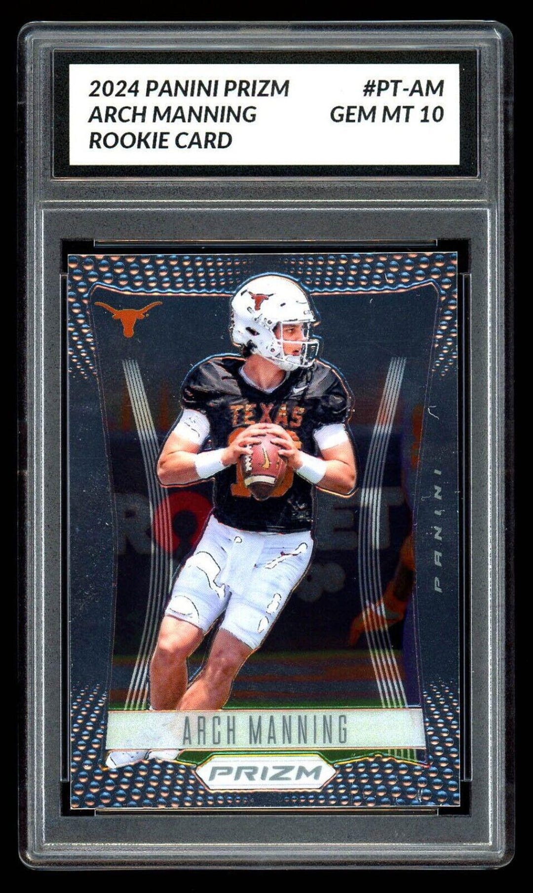 Graded 10 Arch Manning Rc Rookie Card 2024 Panini Prizm Pt-am Texax ...