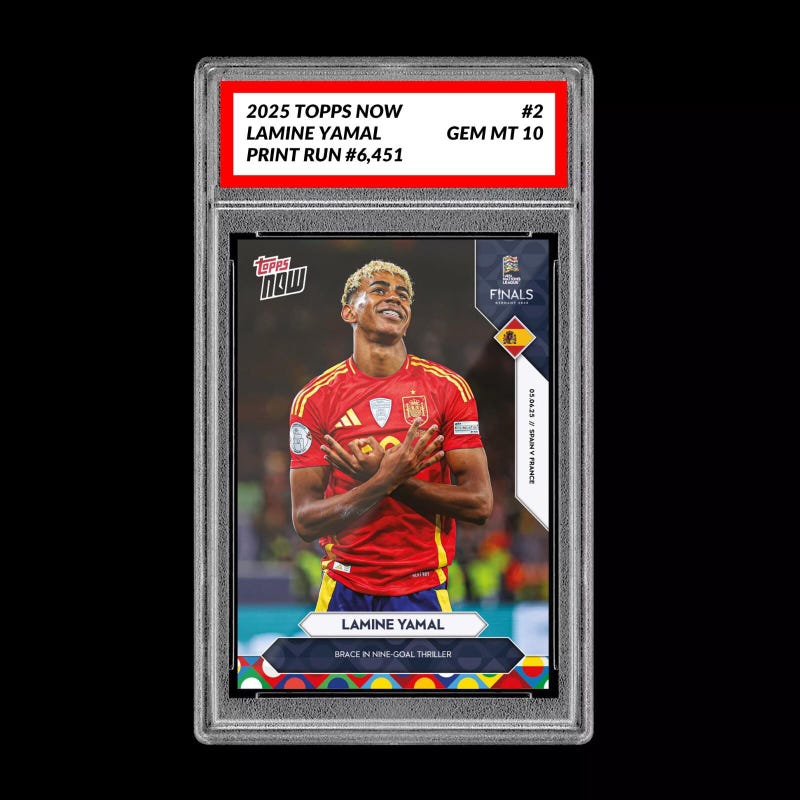 Topps Yamal Card - Etsy
