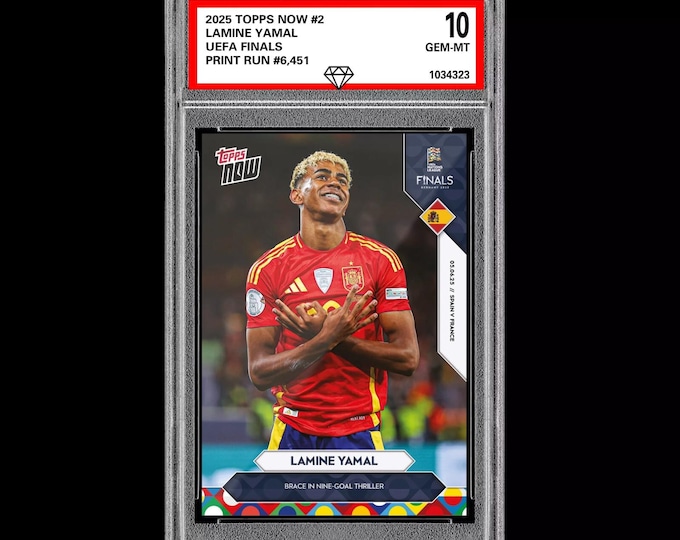 Lamine Yamal RC Emerald "breakthrough Baller" Toppsmatch Attax 23/24 ...