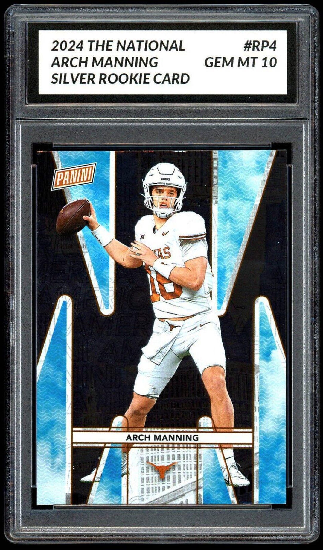 Graded 10 Arch Manning Silver Rc Rookie Card 2024 National Promo Pack ...