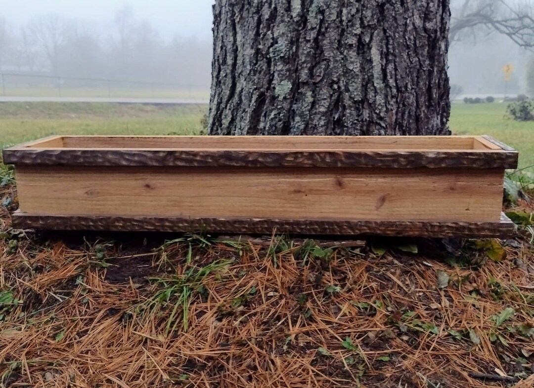 Solid Cedar Window Flower Box - Etsy