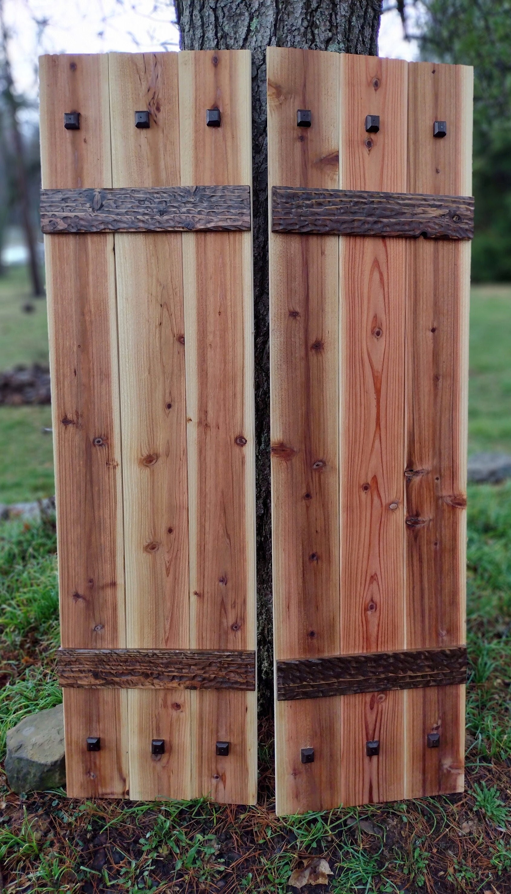 Cottage Cedar Shutters - Etsy