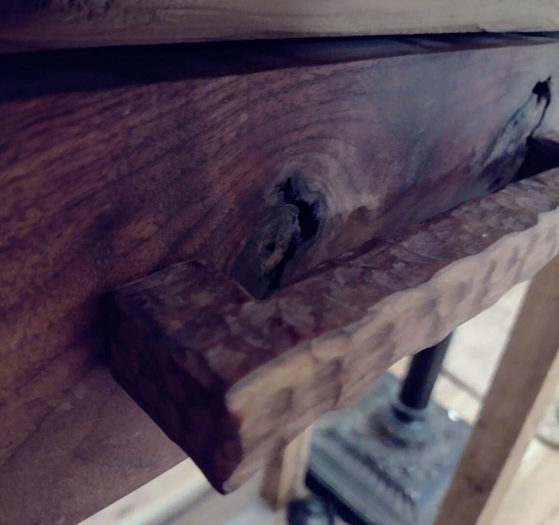Walnut Drawer Pull - Etsy