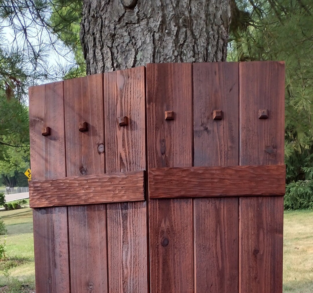 Cottage Cedar Shutters (stain Choices) - Etsy