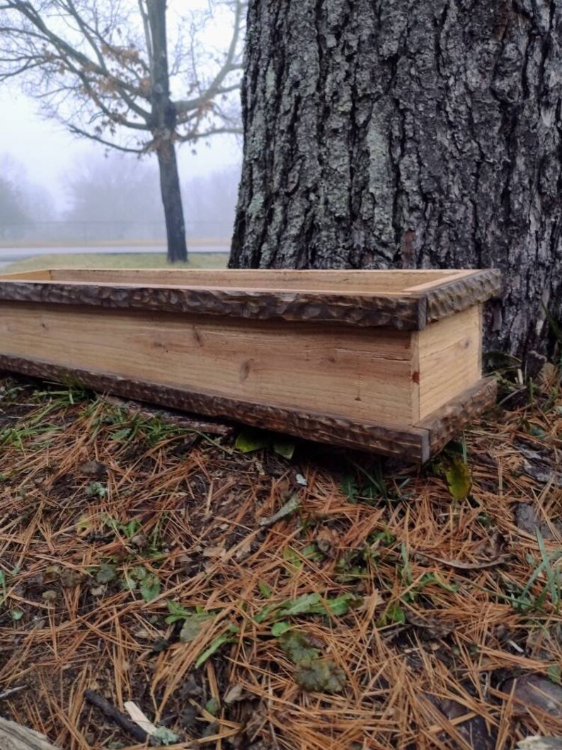 Solid Cedar Window Flower Box - Etsy