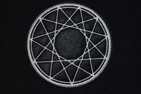 Hendecagram Symbol Patch Eleven Pointed Star Logo Endecagram | Etsy