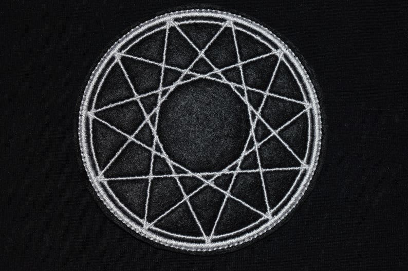 Hendecagram Symbol Patch Eleven Pointed Star Logo Endecagram | Etsy