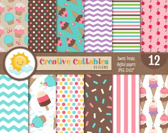 Ice Cream Digital | Etsy