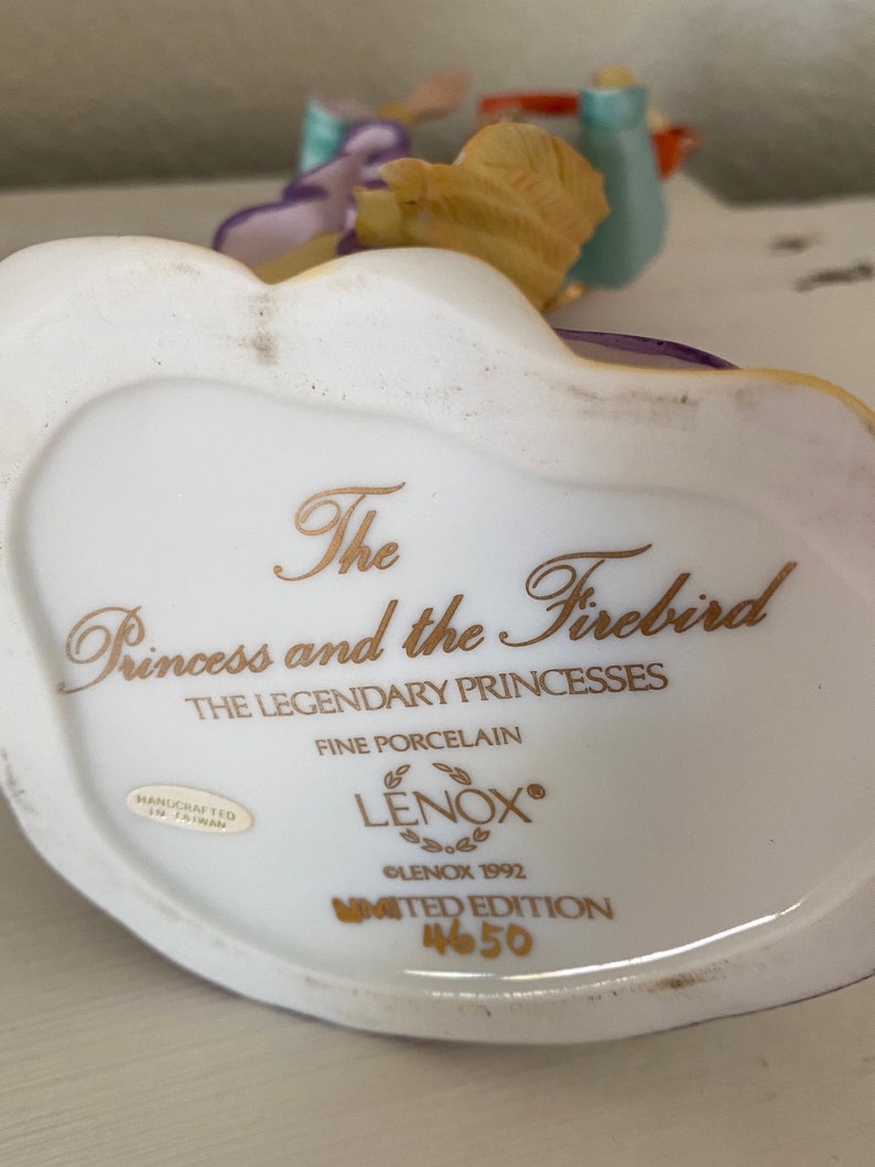 Lenox Legendary Princesses the Princess and the Firebird - Etsy