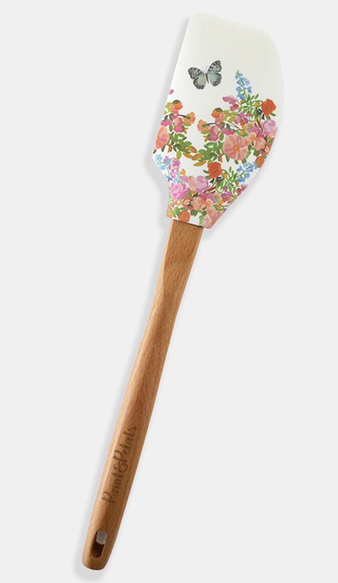 Hidden Butterfly Spatula 13 Silicone Spatula With Wooden Handle - Etsy