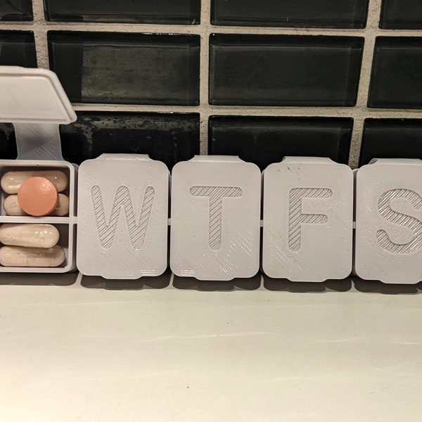 3d Printed Pill Organizer - Etsy UK