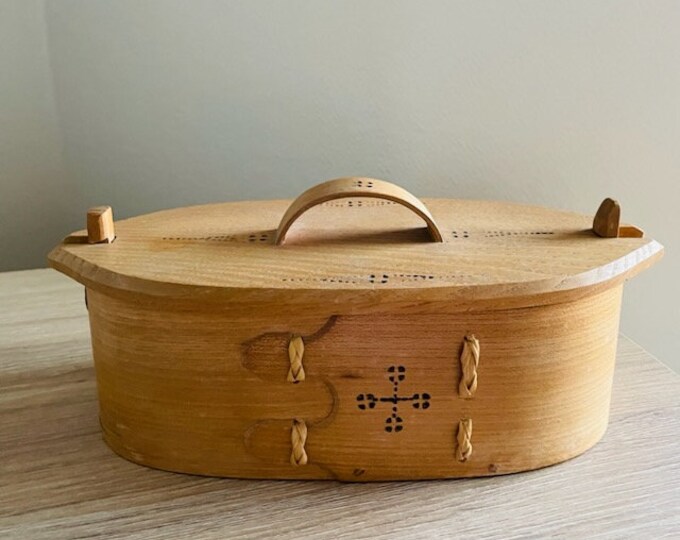 Vintage Swedish Tina Box / Wooden Box/ Svepask - Etsy