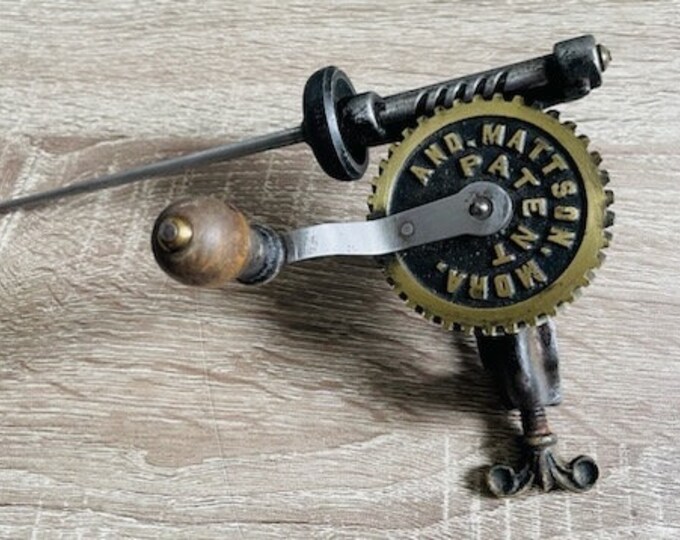 Swedish Bobbin Winder From and Mattson Mora / Weaving Tool / Spolmaskin ...