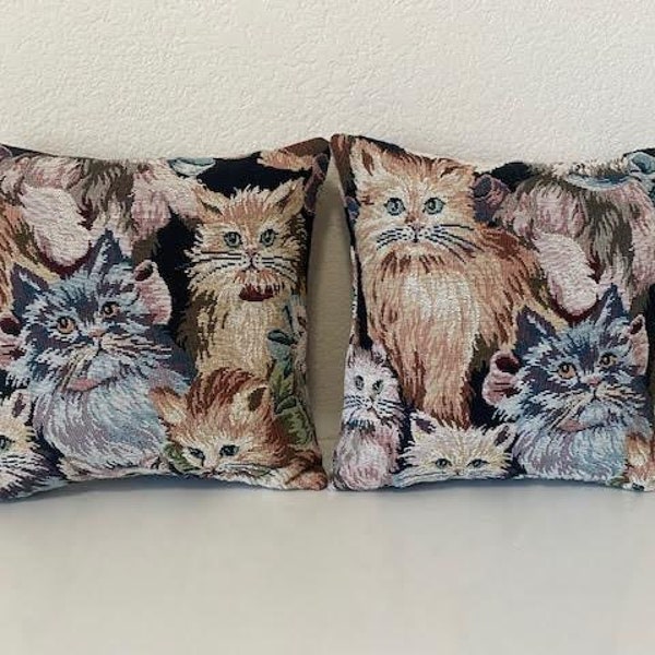Cat Throw Pillow - Etsy