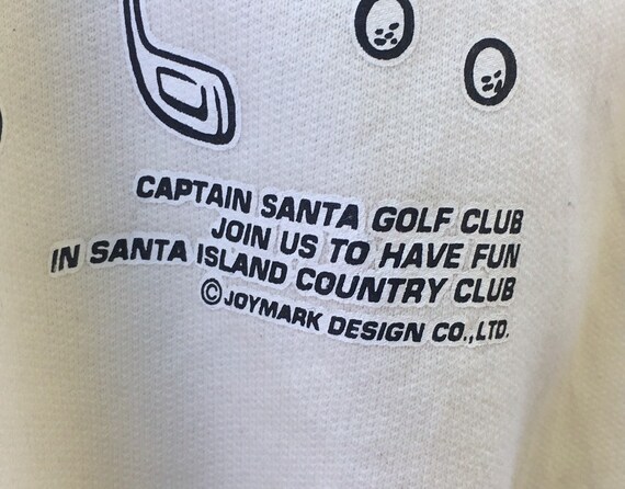 Rare!! Captain Santa golf club santa island sweatshirt - Gem