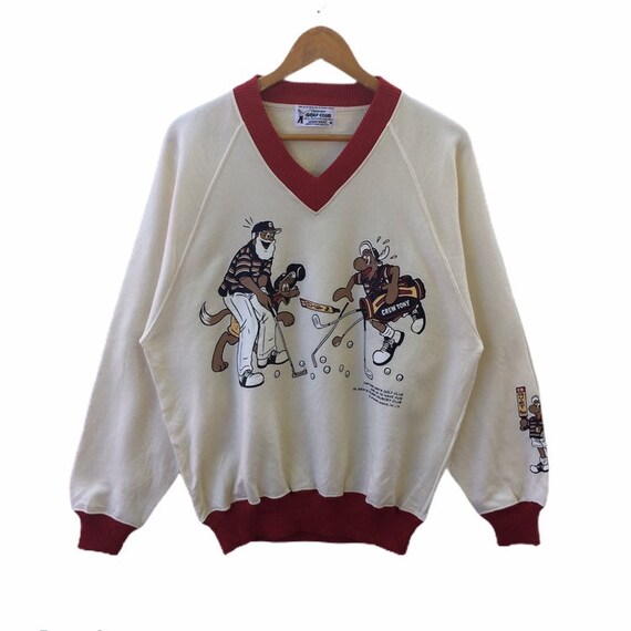 Rare!! Captain Santa golf club santa island sweatshirt - Gem