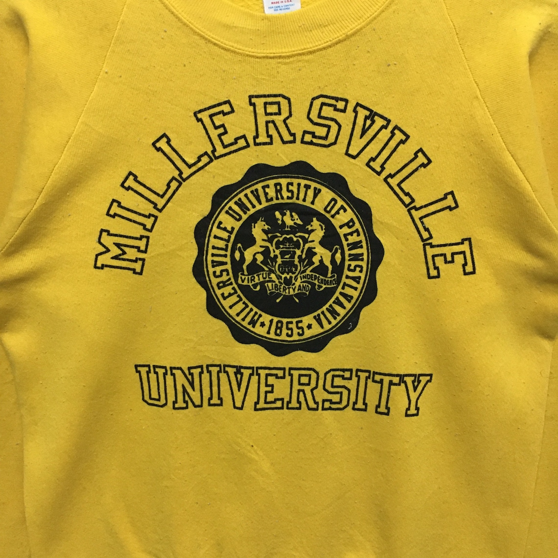 Rare Vintage University Millersville Sweatshirt Big Logo University of ...