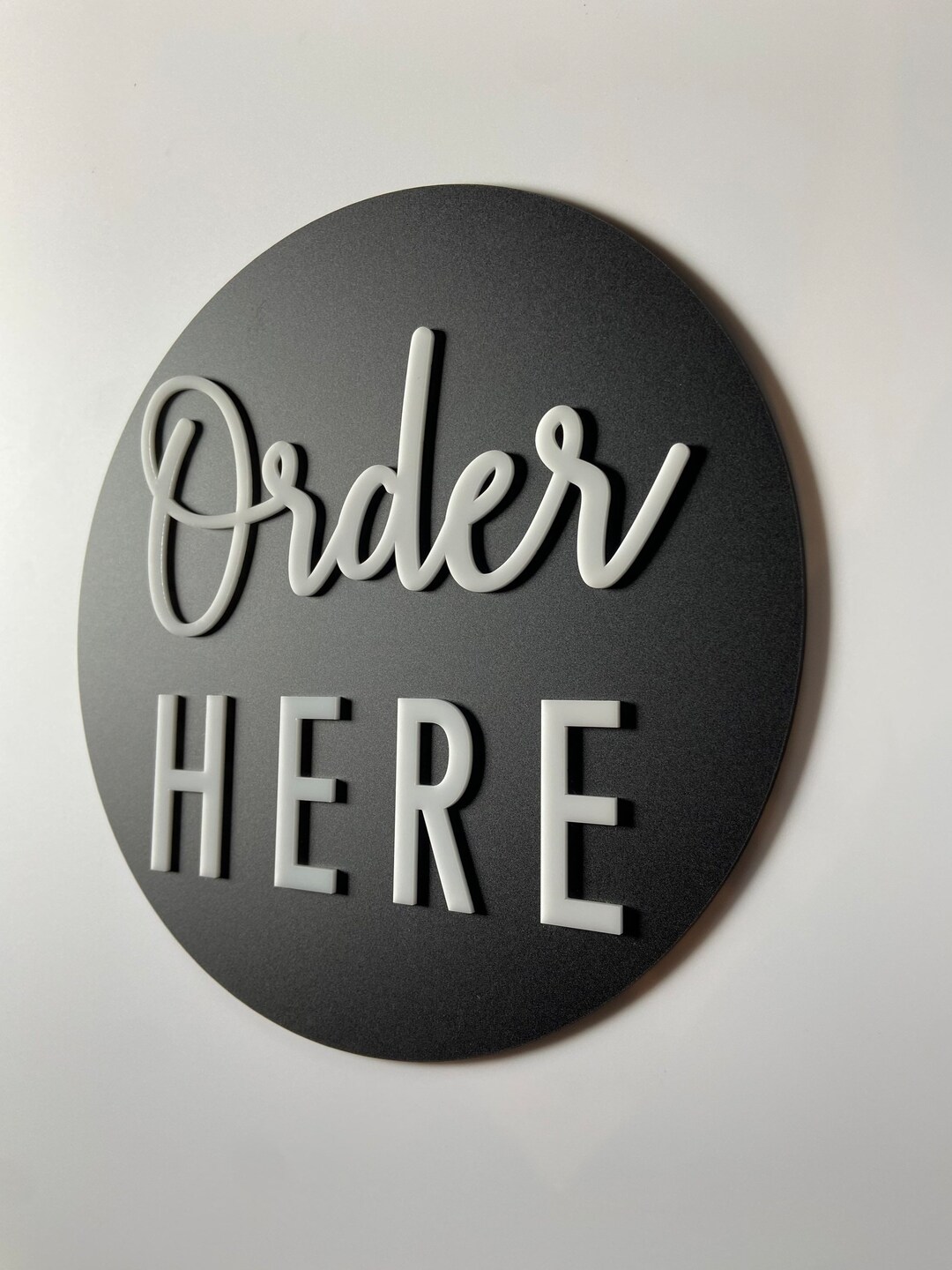 Order Here Pickup Here Outdoor Business Sign | Weatherproof and UV ...